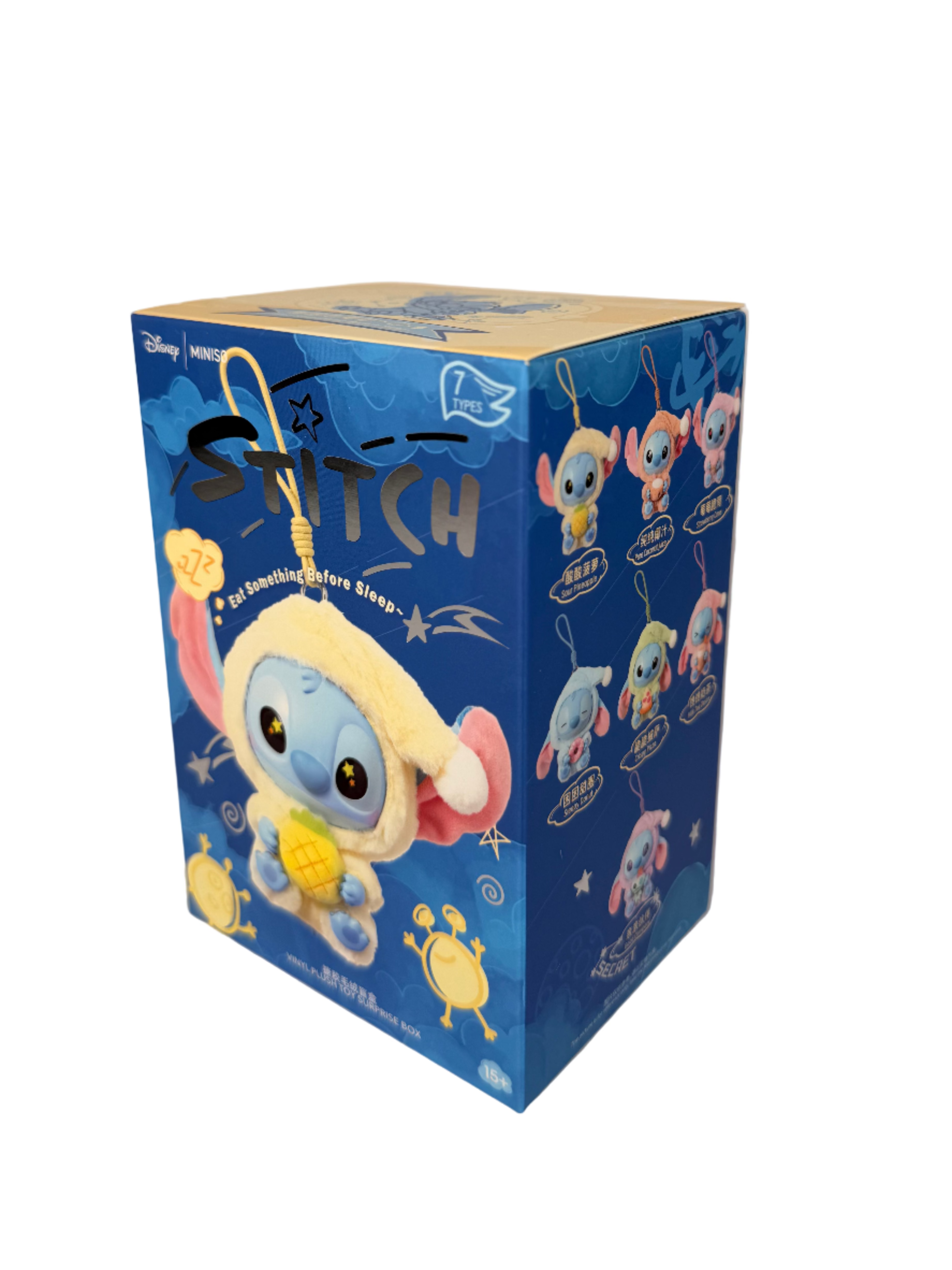 MINISO x Disney Stitch Eat Something Before Sleep Series Blind Box ...